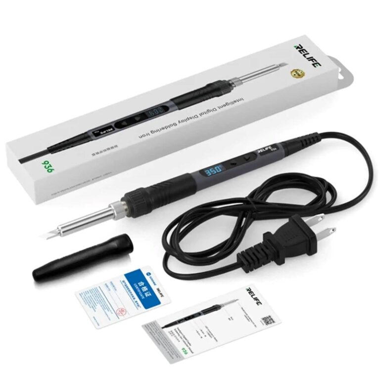 RELIFE 936 Intelligent Digital Display Soldering Iron 90W - MM Tools ...